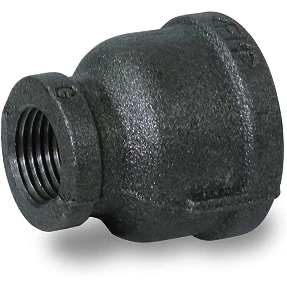 Black Iron Pipe 3/4" X 1/2" Reducing Coupling | BSC-3/4X1/2 ...
